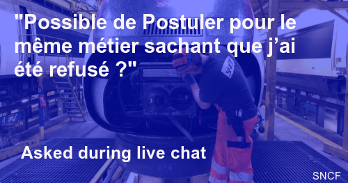 Possible de Postuler pour le même métier sachant que j’ai été refusé ...