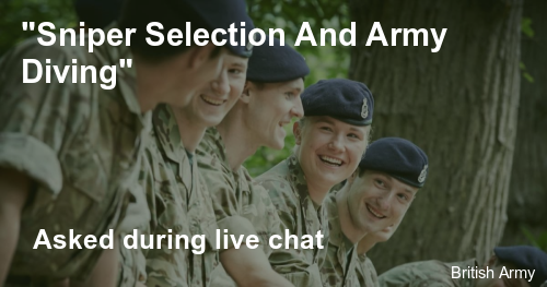 Sniper Selection And Army Diving | British Army