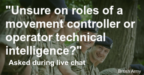 Unsure on roles of a movement controller or operator technical ...