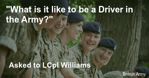 What is it like to be a Driver in the Army? | British Army