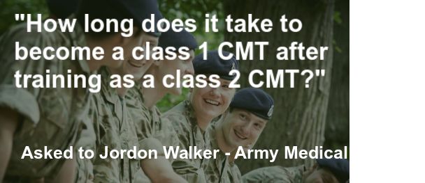 How long does it take to become a class 1 CMT after training as a class ...