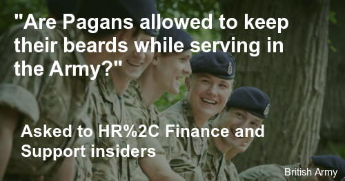 Are Pagans allowed to keep their beards while serving in the Army ...