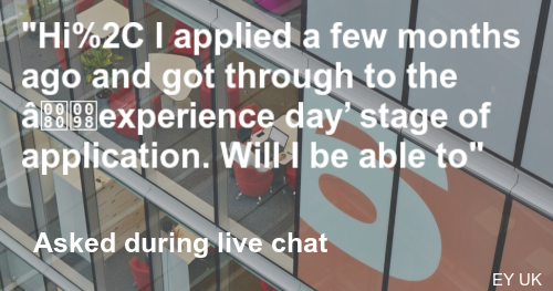 Hi, I applied a few months ago and got through to the â experience day ...