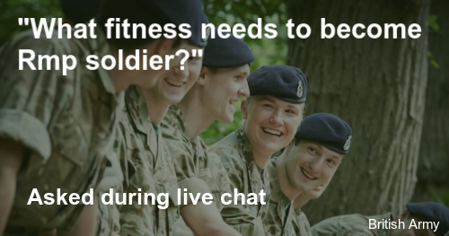 What fitness needs to become Rmp soldier? | British Army