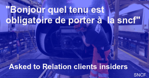 Bonjour quel tenu est obligatoire de porter à la sncf | SNCF