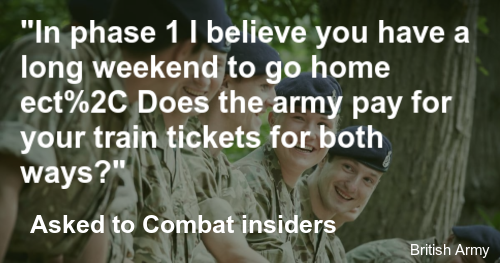 In phase 1 I believe you have a long weekend to go home ect, Does the ...