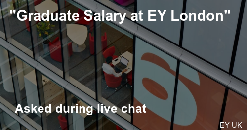 Graduate Salary at EY London | EY UK