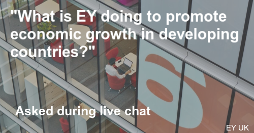 What is EY doing to promote economic growth in developing countries ...
