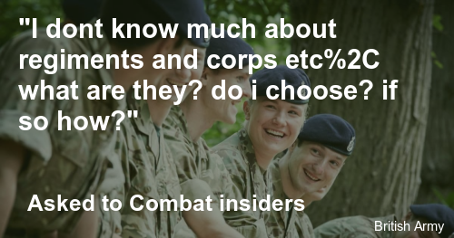 I dont know much about regiments and corps etc, what are they? do i ...