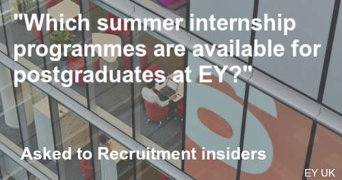 Which summer internship programmes are available for postgraduates at ...