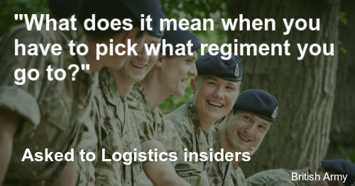 What does it mean when you have to pick what regiment you go to ...