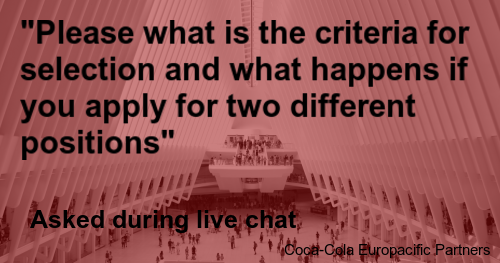 Please what is the criteria for selection and what happens if you apply ...