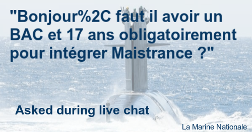 Bonjour, faut il avoir un BAC et 17 ans obligatoirement pour intégrer ...