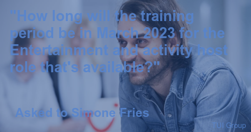 How long will the training period be in March 2023 for the ...