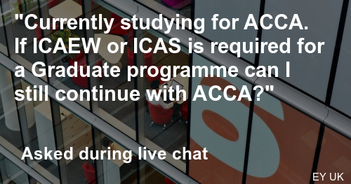 Currently studying for ACCA. If ICAEW or ICAS is required for a ...
