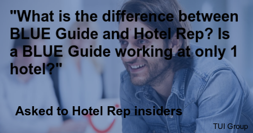 What is the difference between BLUE Guide and Hotel Rep? Is a BLUE ...
