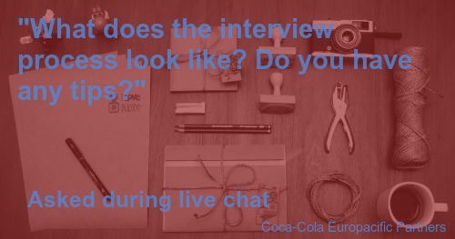 What does the interview process look like? Do you have any tips? | Coca ...