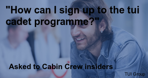 How can I sign up to the tui cadet programme? | TUI Group