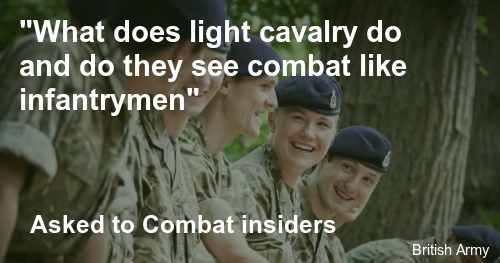 What does light cavalry do and do they see combat like infantrymen ...