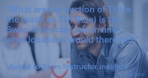 What area or section of TUI is the (such as TUI Blue) is the Swim ...