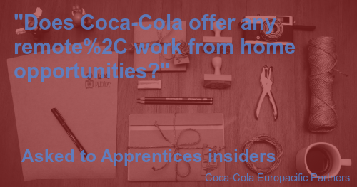 Does Coca-Cola offer any remote, work from home opportunities? | Coca ...