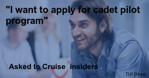 I want to apply for cadet pilot program | TUI Group