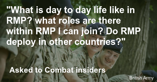 What is day to day life like in RMP? what roles are there within RMP I ...