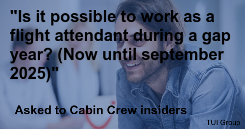 Is it possible to work as a flight attendant during a gap year? (Now ...