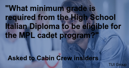 What minimum grade is required from the High School Italian Diploma to ...
