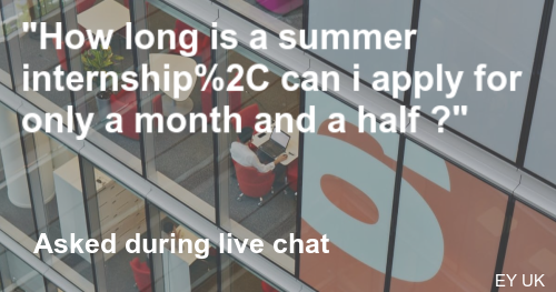 How long is a summer internship, can i apply for only a month and a ...