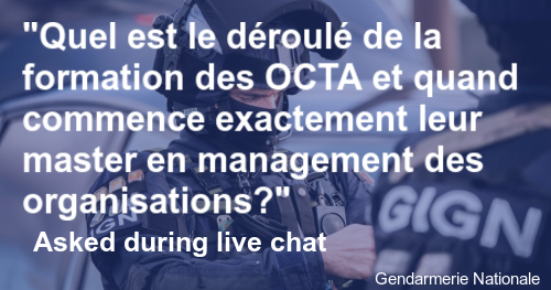 Quel est le déroulé de la formation des OCTA et quand commence ...