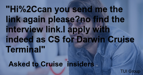 Hi,can you send me the link again please?no find the interview link.I ...