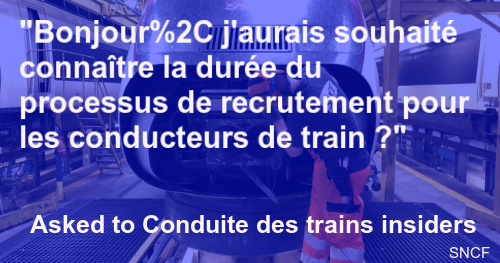 Bonjour, j'aurais souhaité connaître la durée du processus de ...