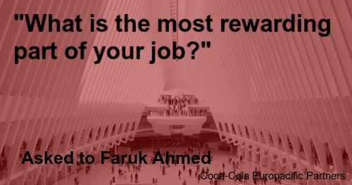 What is the most rewarding part of your job? | Coca-Cola Europacific ...
