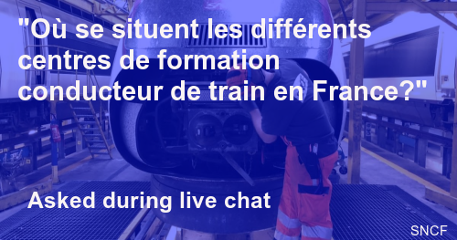 Où se situent les différents centres de formation conducteur de train ...
