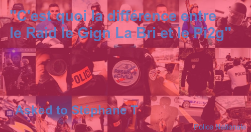 C'est quoi la différence entre le Raid le Gign La Bri et le Pi2g ...