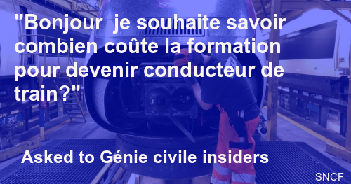 Bonjour je souhaite savoir combien coûte la formation pour devenir ...