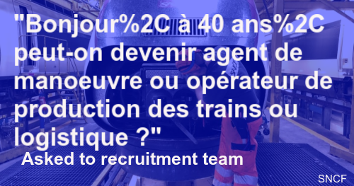 Bonjour, à 40 ans, peut-on devenir agent de manoeuvre ou opérateur de ...