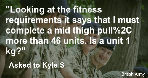 Looking at the fitness requirements it says that I must complete a mid ...