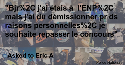 Bjr, j'ai étais à l'ENP, mais j'ai du démissionner pr ds raisons ...